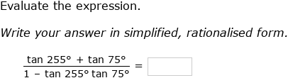 IXL - Trigonometric sum and difference identities (Year 12 maths practice)