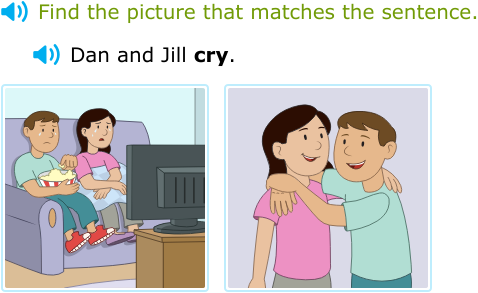 IXL - Find the picture that matches the action verb (Preschool English ...