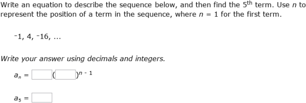 IXL - Write a formula for a geometric sequence (Year 11 maths practice)