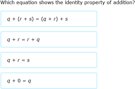 IXL - Properties of addition and multiplication (Year 9 maths practice)