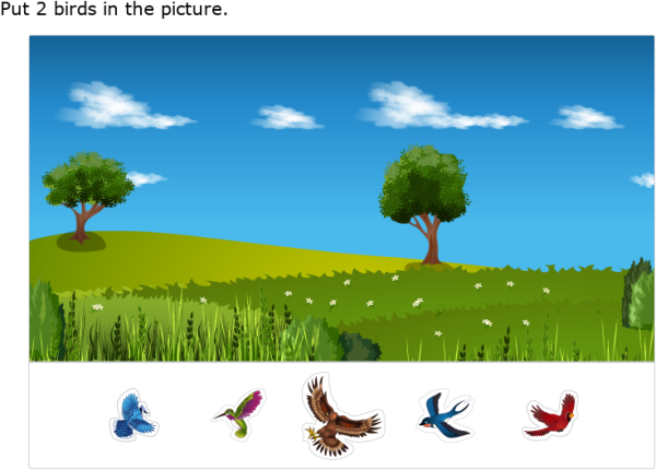 IXL - Count using stickers - up to 3 (Foundation maths practice)