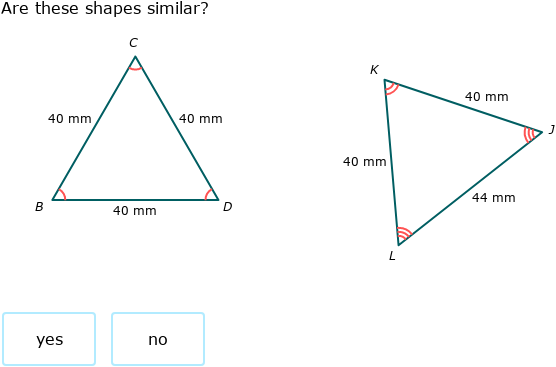 IXL - Identify similar figures (Year 10 maths practice)