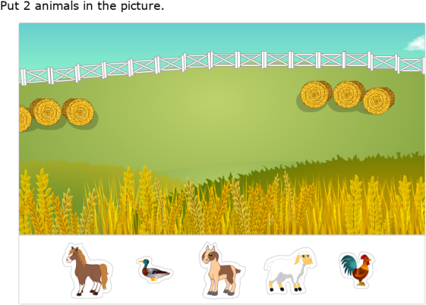 IXL - Count using stickers - up to 3 (Foundation maths practice)