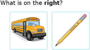 IXL - Left and right (Preschool maths practice)