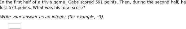 IXL - Add and subtract integers: word problems (Year 8 maths practice)