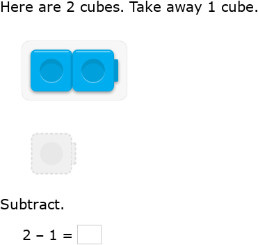 IXL - Subtract with cubes - numbers up to 5 (Foundation maths practice)