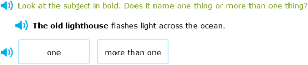 IXL - One or more than one? (Year 2 English practice)