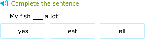 IXL - Complete the sentence with the correct sight word (Foundation ...