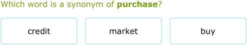 IXL - Choose the synonym (Year 5 English practice)