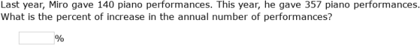 IXL - Percent of change: word problems (Year 8 maths practice)