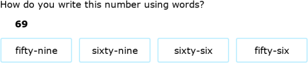 IXL - Writing numbers in words - convert digits to words (Year 1 maths ...