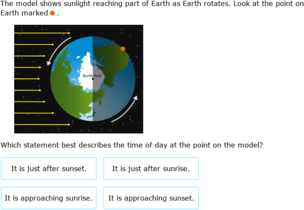 IXL - Day and night (Year 4 science practice)