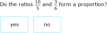 IXL - Do the ratios form a proportion? (Year 8 maths practice)