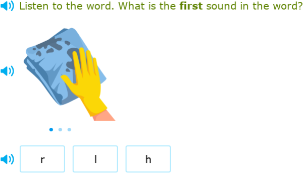IXL - Identify the first, second and last sound in a word (Foundation ...