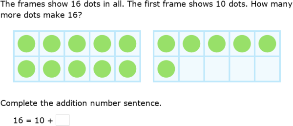 IXL - Partition teen numbers with models: addition sentences (Year 1 ...