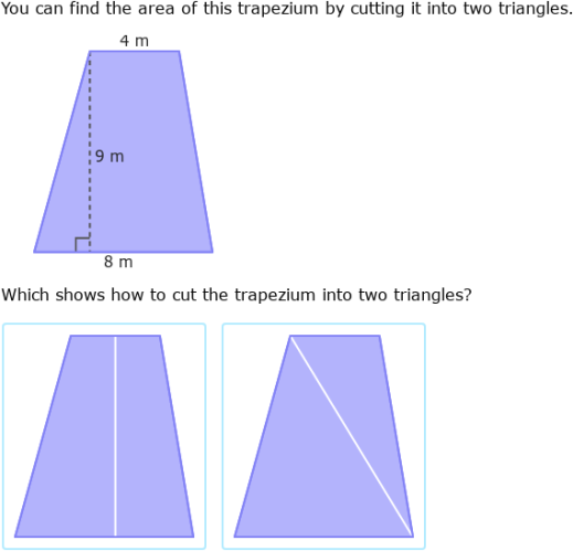 IXL - Understanding area of a trapezium (Year 8 maths practice)