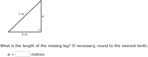 IXL - Pythagoras' theorem: find the missing leg length (Year 8 maths ...