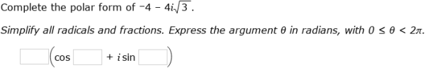 IXL - Convert complex numbers from rectangular to polar form (Year 12 ...