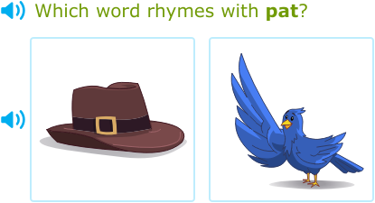 IXL - Choose the picture that rhymes with the word (Foundation English ...