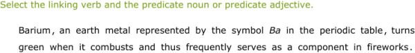 IXL - Identify linking verbs, predicate adjectives and predicate nouns ...