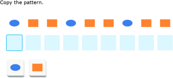 IXL - Shape patterns (Foundation maths practice)