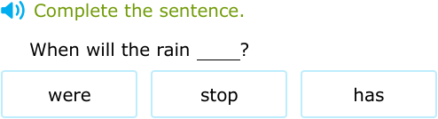 IXL - Complete the sentence with the correct sight word (Year 1 English ...