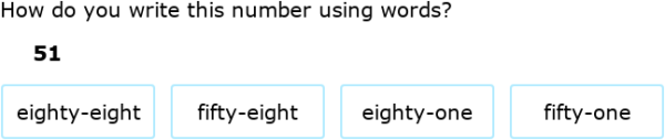 IXL - Writing numbers in words - convert digits to words (Year 1 maths ...