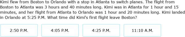 IXL - Find start and end times: word problems (Year 5 maths practice)