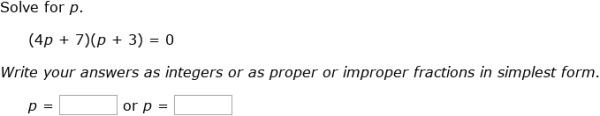 IXL - Solve a quadratic equation using the zero product property (Year ...