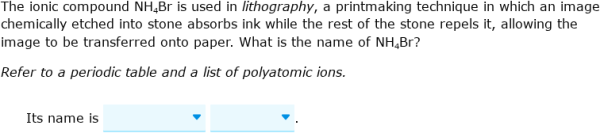 IXL - Name ionic compounds containing polyatomic ions (Year 9 science ...