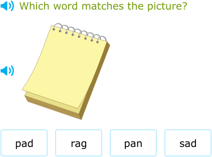 IXL - Choose the short a word that matches the picture (Year 1 English ...