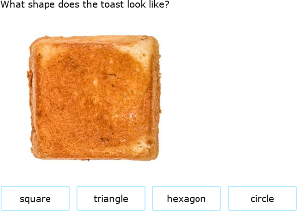 IXL - Two-dimensional shapes in the real world (Foundation maths practice)