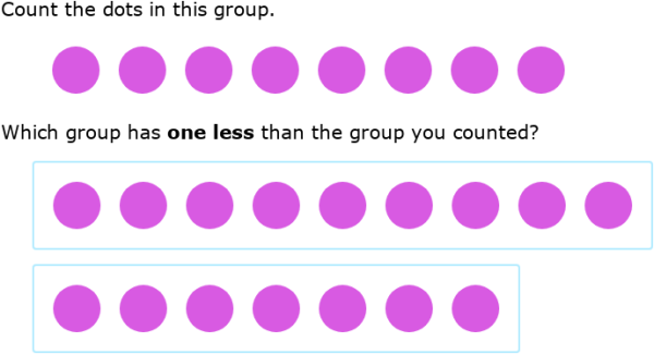 IXL - One less with pictures - up to 10 (Foundation maths practice)