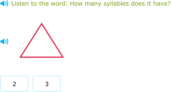 IXL - How many syllables does the word have? (Foundation English practice)