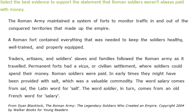 IXL - Identify supporting details in informational texts (Year 7 ...