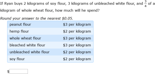 IXL - Unit prices: find the total price (Year 8 maths practice)