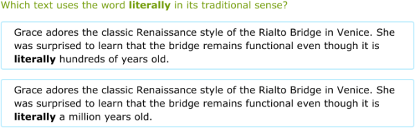 IXL - Explore words with new or contested usages (Year 12 English practice)