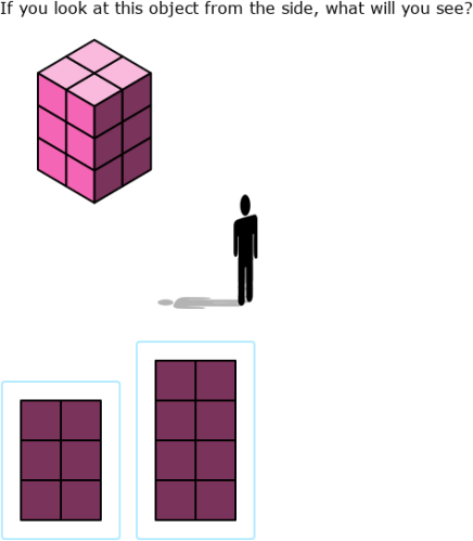 IXL - Front, side and top view (Year 7 maths practice)