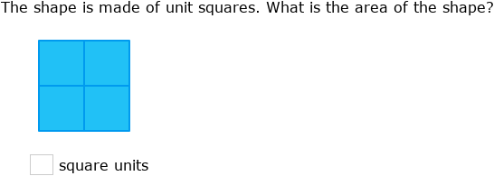 IXL - Find the area of figures made of unit squares (Year 3 maths practice)
