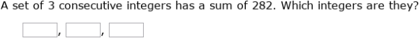 IXL - Consecutive integer problems (Year 9 maths practice)