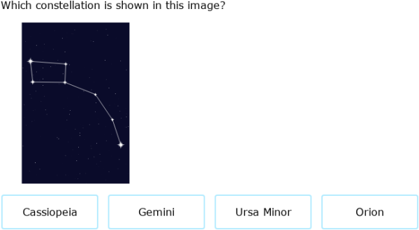 Ixl Identify Constellations Year 4 Science Practice
