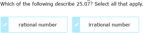 IXL - Identify rational and irrational numbers (Year 10 maths practice)