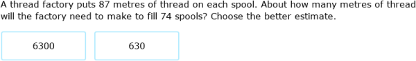 IXL - Estimate products: word problems (Year 3 maths practice)