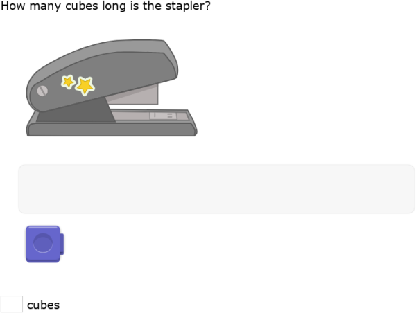 IXL - Measure length with cubes (Year 1 maths practice)