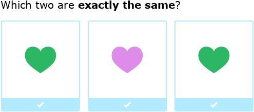 IXL - Same (Preschool maths practice)