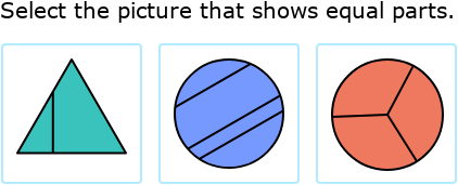 IXL - Equal parts (Foundation maths practice)