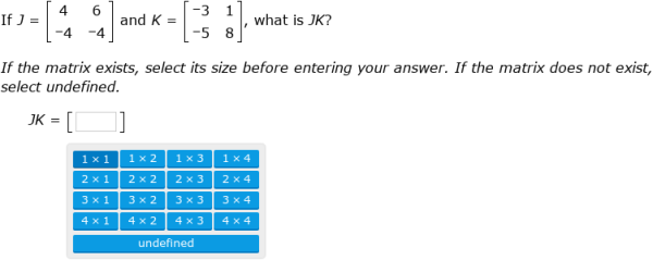 IXL - Multiply two matrices (Year 11 maths practice)