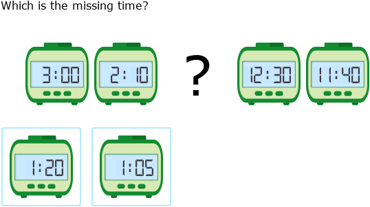 IXL - Time patterns (Year 4 maths practice)