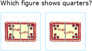 IXL - Quarters (Year 1 maths practice)