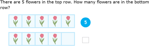 IXL - One less on frames - up to 5 (Foundation maths practice)